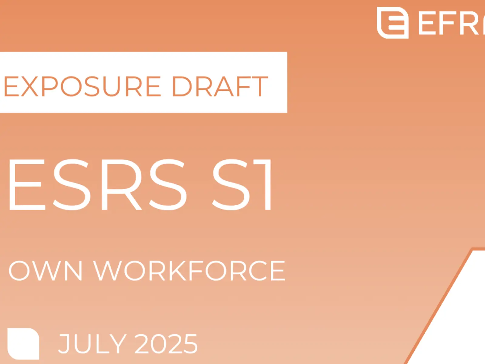 Revised ESRS exposure drafts – all files in one easy download